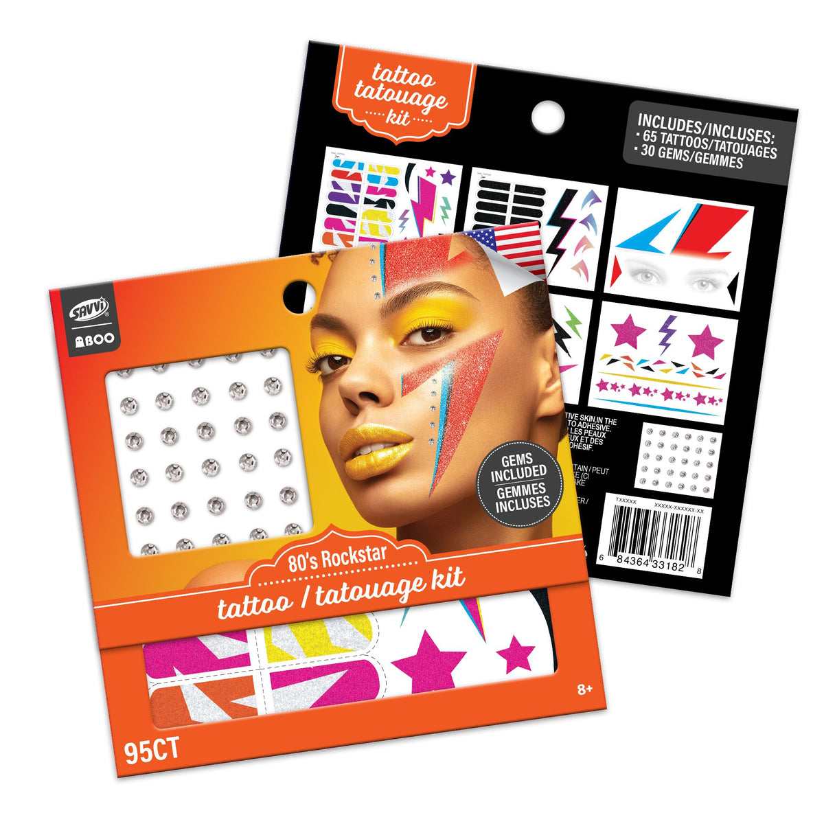 80'S Rockstar Face Kit – GoldenGrottoAR