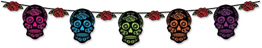 DOTD Sugar Skull Banner – GoldenGrottoAR