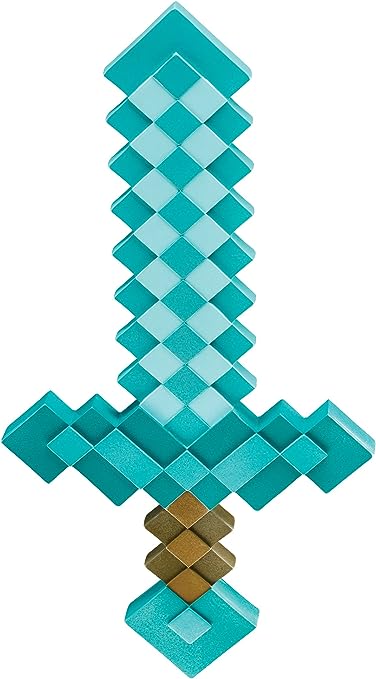 Minecraft Sword Diamond Deluxe – GoldenGrottoAR
