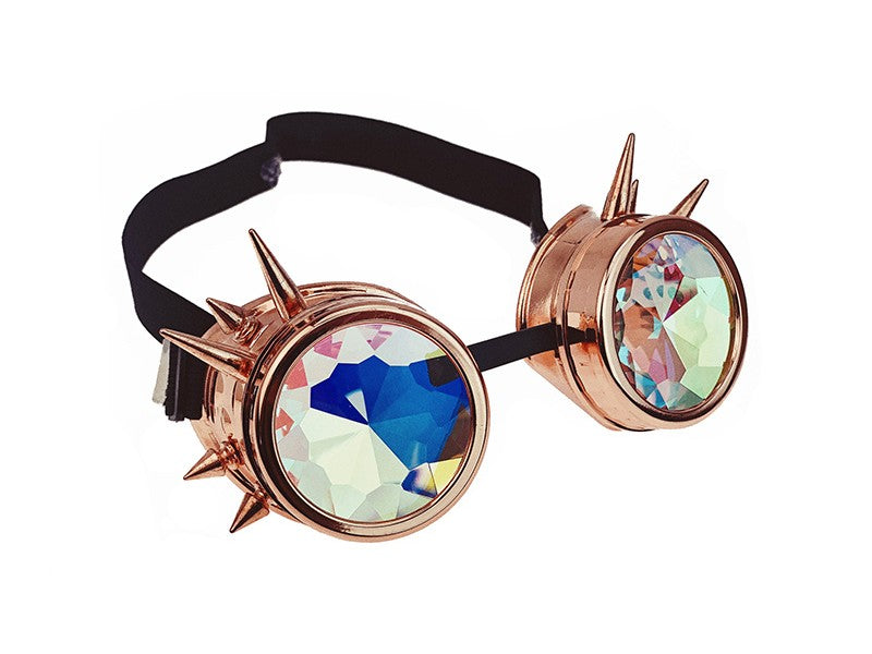 Copper Steampunk Holographic Goggles – GoldenGrottoAR