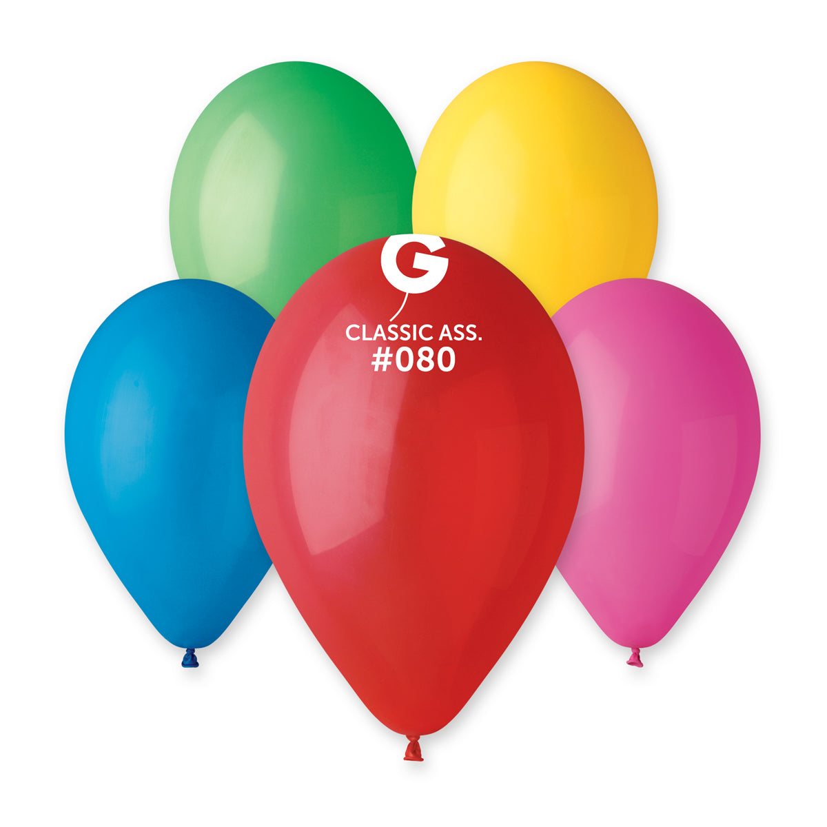 50 Count 12IN Classic Assorted Balloons – GoldenGrottoAR